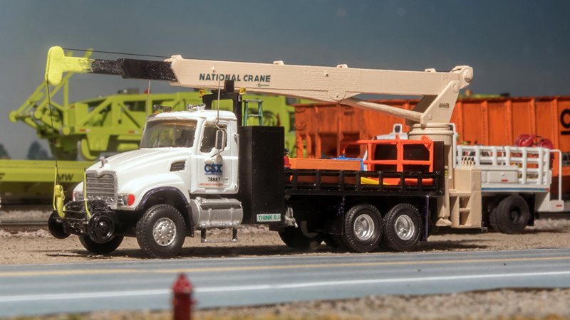CSX Transportation Mack Granite Hy-Rail With National Crane - By Jesse ...