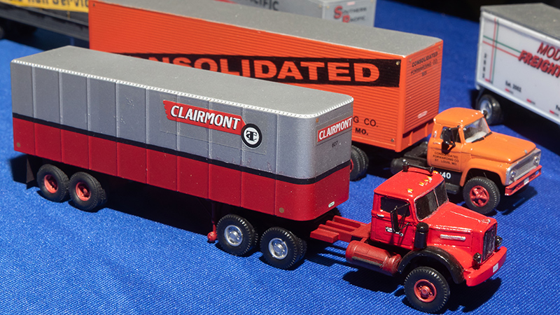 Clairmont Trucking Autocar Truck Tractor & 32' Trailer - By Bob Sundstrom