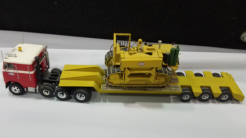 Hulcher Services Freightliner FL8664 Truck Tractor & Sideboom Dozer on ...