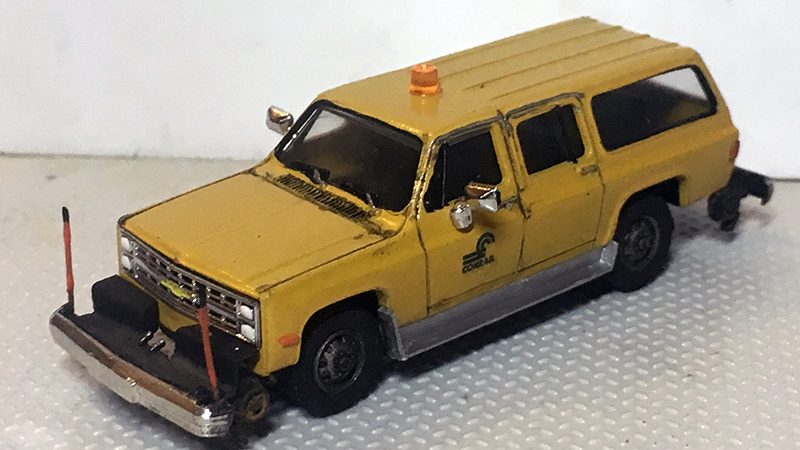 Conrail Chevrolet Suburban Hy-Rail - By Brian Donato