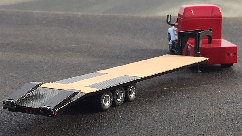 Hot Shot GMC Topkick Truck Tractor & Gooseneck Trailer - By Richard Olson