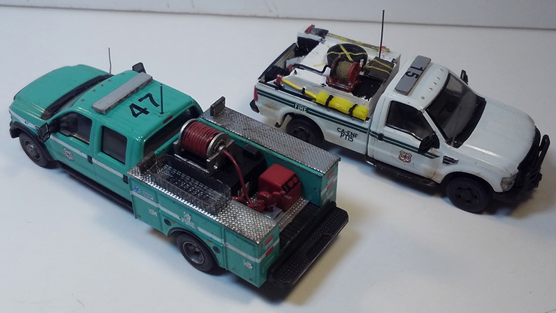 USDA Forestry Service Ford F-550 & F-250 Brush Fire Trucks - By Brendan ...