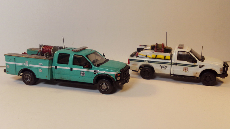 USDA Forestry Service Ford F-550 & F-250 Brush Fire Trucks - By Brendan ...