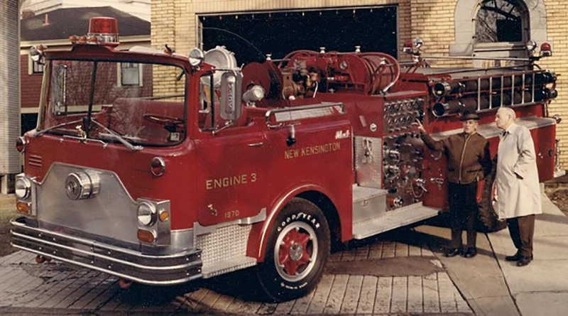 Mack CF Open Cab Pumper Fire Truck - By John DaPos