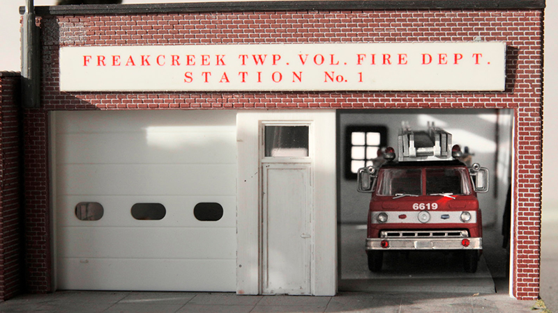 Small Town Fire Station - By Jussi Kivi