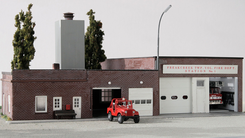 Small Town Fire Station - By Jussi Kivi