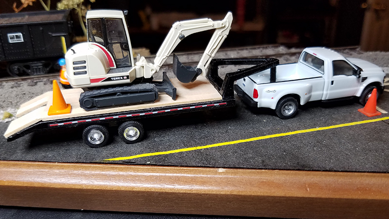 Ford F-450 & Gooseneck Trailer With Terex Mini-Excavator - By Dana Stratton