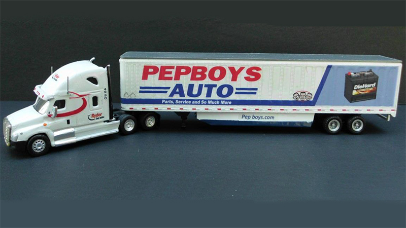 Pep Boys Freightliner Cascadia Truck Tractor & 53' Trailer - By Matthew ...