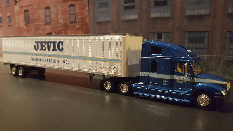 Jevic Transportation Freightliner Columbia Truck Tractor & 53' Trailer ...