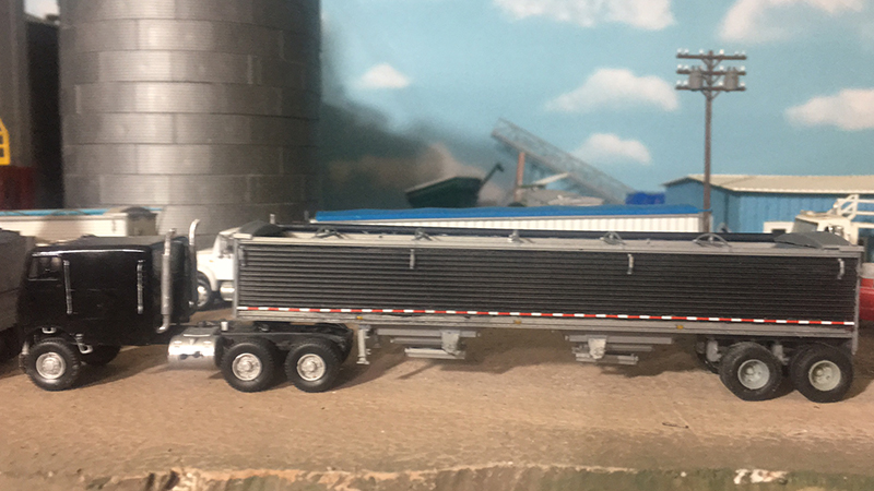 Freightliner FL10464 Truck Tractor & 43' Wilson Grain Trailer - By John ...