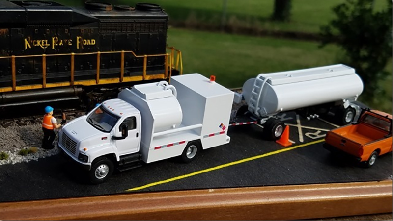 GMC Top Kick Fuel & Lube Truck & Trailer - By Dana Stratton