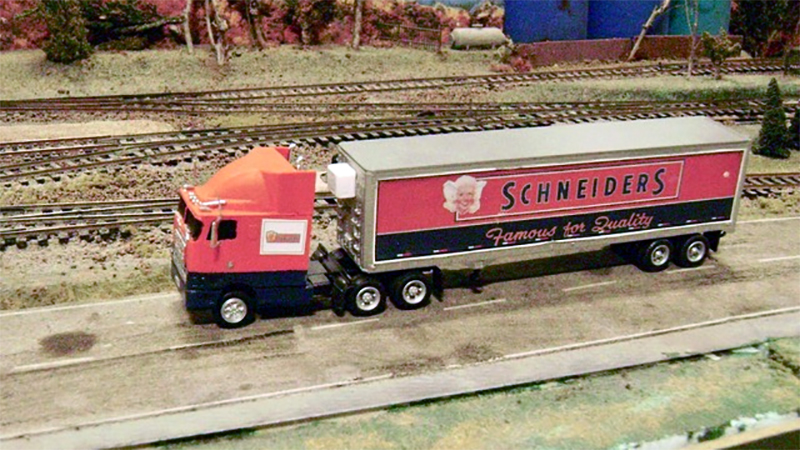 J.M. Schneider International 9700 Truck Tractor & 40' Refrigerated ...
