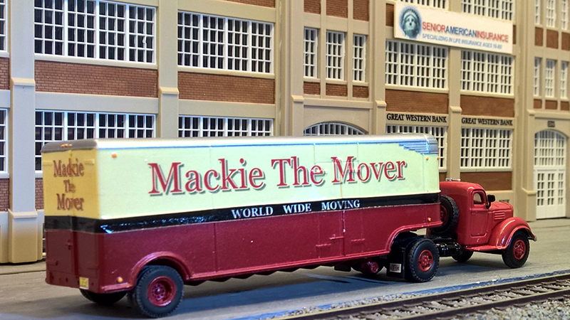 Mackie The Mover International KB8 Truck Tractor & Moving Trailer - By ...