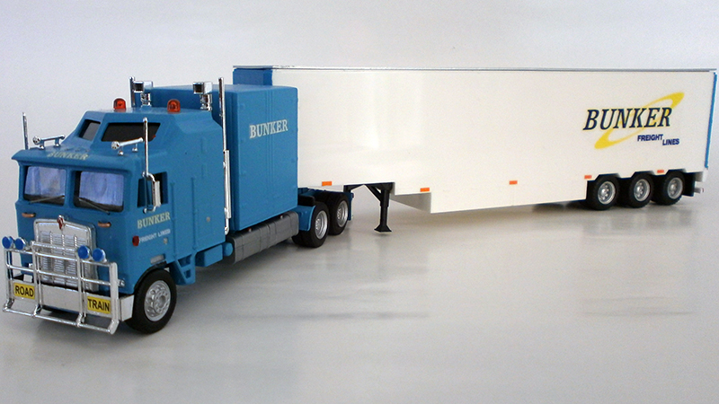 Bunker Freight Lines Kenworth K200 Truck Tractor & 48' Trailer - By Jan ...