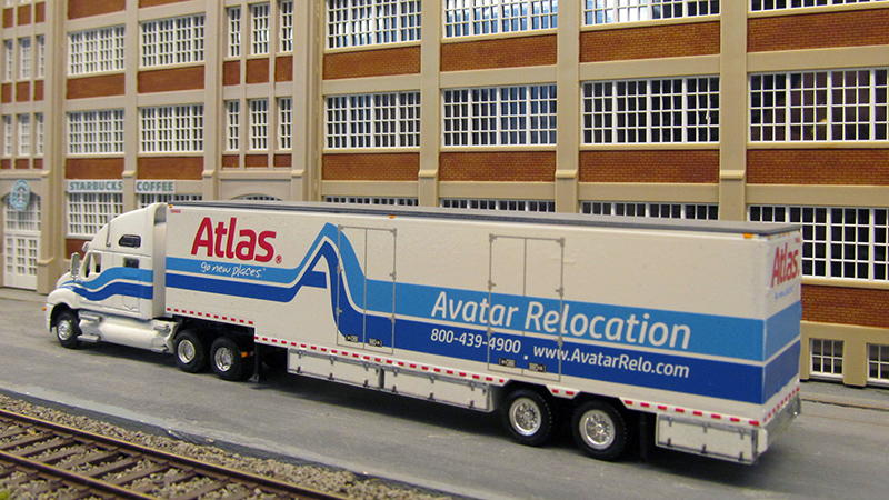 Atlas Van Lines Kenworth T2000 Truck Tractor & 48' Moving Trailer - By ...