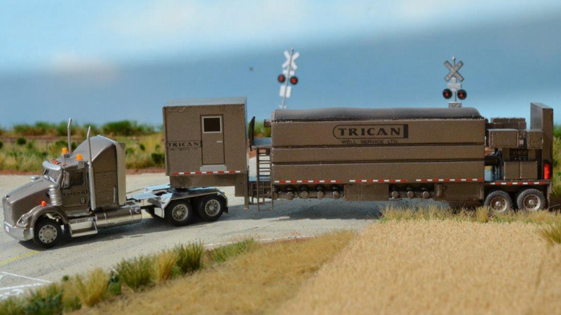 Trican Kenworth T800 Truck Tractor & Mixer Trailer - By Günter Storch