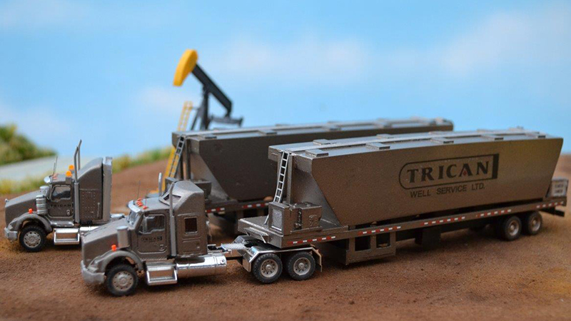 Trican Well Service Kenworth T800 Truck Tractor & Sandhog - By Günter ...