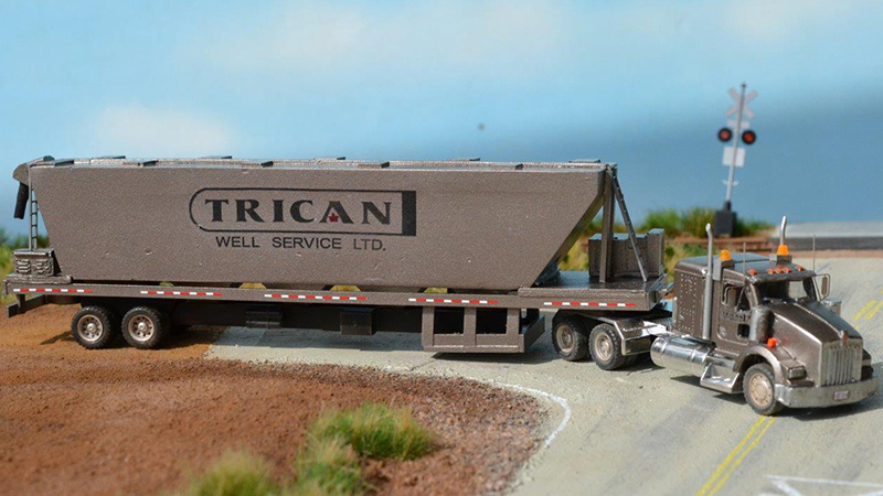 Trican Well Service Kenworth T800 Truck Tractor & Sandhog - By Günter ...