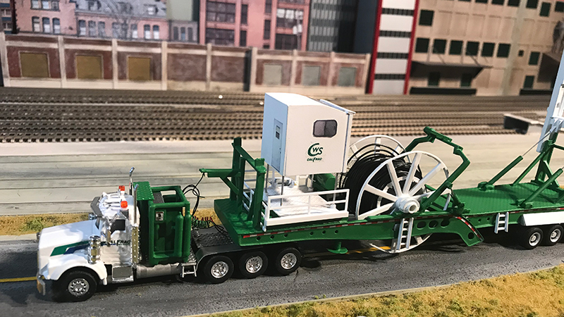 Calfrac Kenworth T800W Truck Tractor & Coil Rig - By David Nicholson