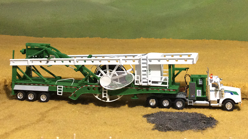 Calfrac Kenworth T800W Truck Tractor & Coil Rig - By David Nicholson