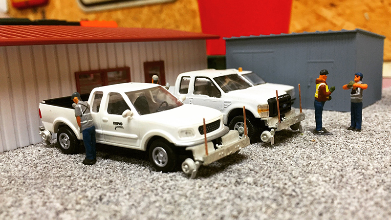 Norfolk Southern Ford F-150 & F-350 MoW Trucks