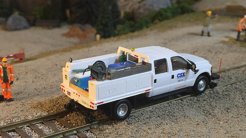 CSX Transportation Ford F-350 Hy-Rail Service Truck