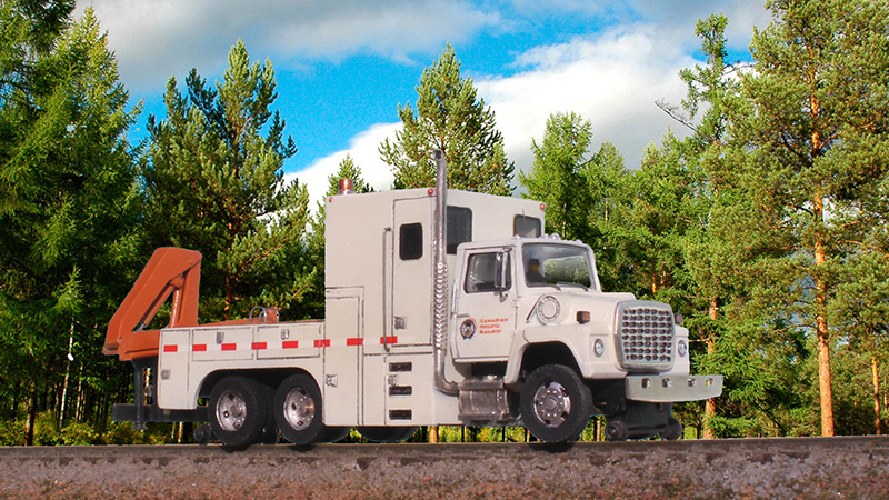 Canadian Pacific Ford LNT-9000 MoW Hi-Rail Truck - By Marcel Devlieger