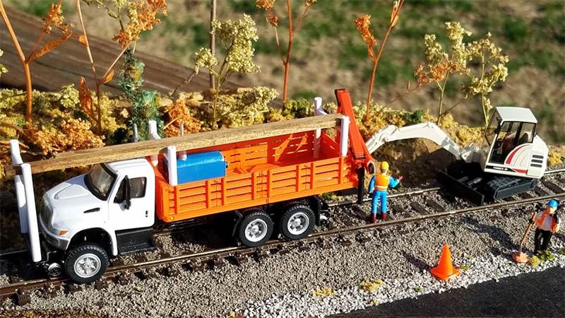 International 4400 MoW Stakebed Truck - By Dana Stratton