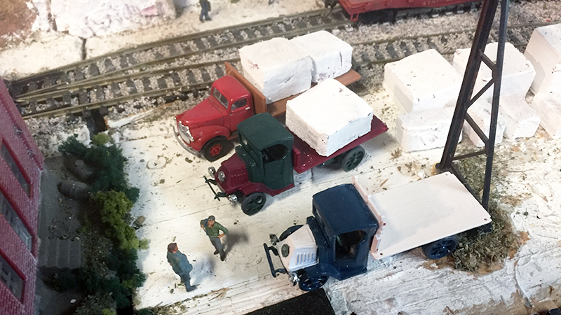 Mack AC & 1946 Chevrolet Quarry Trucks - By Paul Andriscin