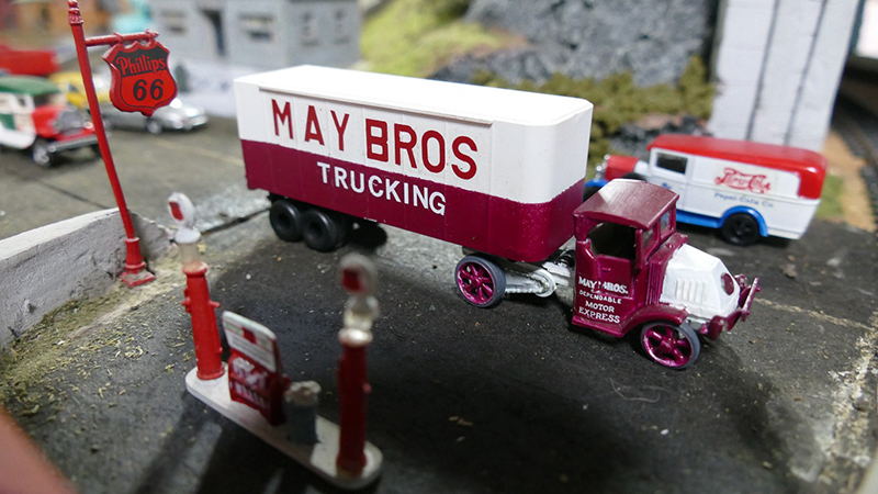 May Bros. 1926 Mack Bulldog Truck Tractor & Trailer - By Paul Andriscin
