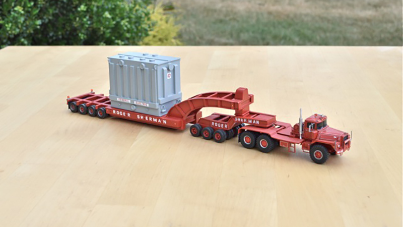 Roger Sherman Mack DM800 Heavy Haul Truck Tractor & Lowboy