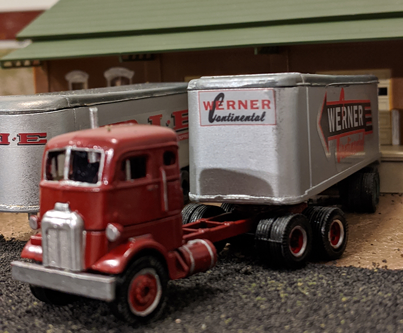Werner Continental Mack H63 Truck Tractor & 32' Trailer - By Raymond ...