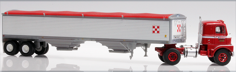 Purina Mills Mack H-67 Truck Tractor & 43' Wilson Grain Trailer - By ...