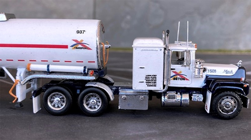 Béton Transport Mack RL/RS-700 Truck Tractor & B-Train Tank Trailers ...