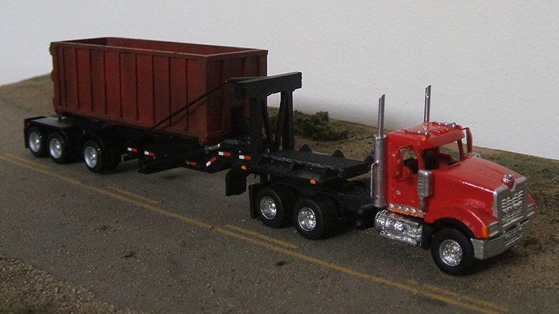 Mack Titan Truck Tractor & Roll Off Trailer - By Alain Plante