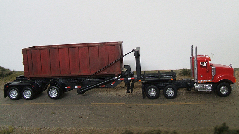 Mack Titan Truck Tractor & Roll Off Trailer - By Alain Plante