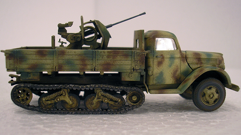 WWII German Ford Anti -Aircraft Half Track - By Rick Hoskinson