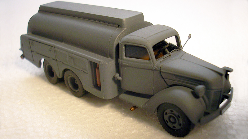 German WWII Ford V3000 Fuel Tanker Truck - By Rick Hoskinson
