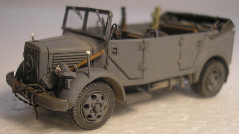 German WW ll Mercedes Benz 1500 Heavy Car - By Rick Hoskinson