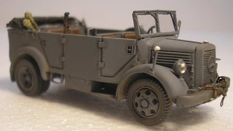 German WW ll Mercedes Benz 1500 Heavy Car - By Rick Hoskinson