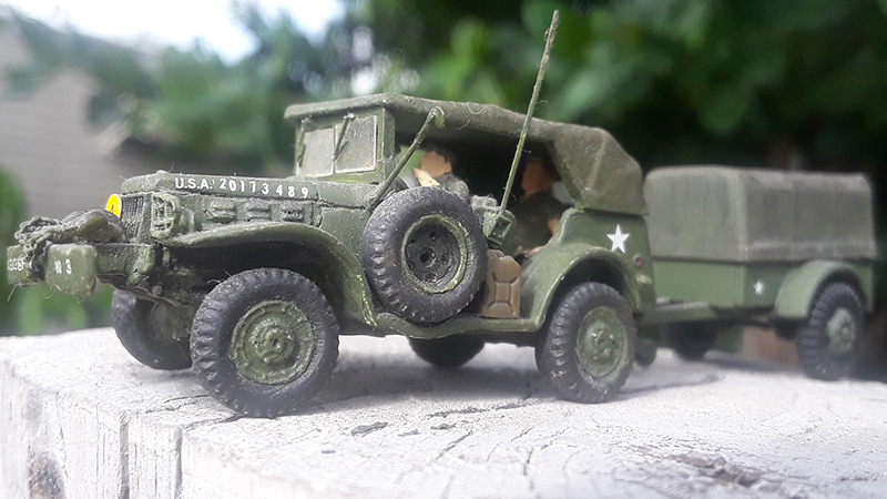 Dodge WC-57 Command Reconnaissance Car & Ben Hur Trailer - By Bob Ellis