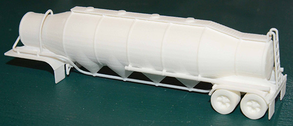 Pneumatic Bulk Trailer From 3D Printing