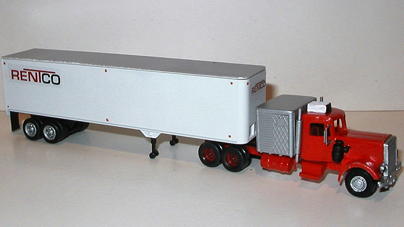 Peterbilt 359 Truck Tractor & Rentco 40' Trailer