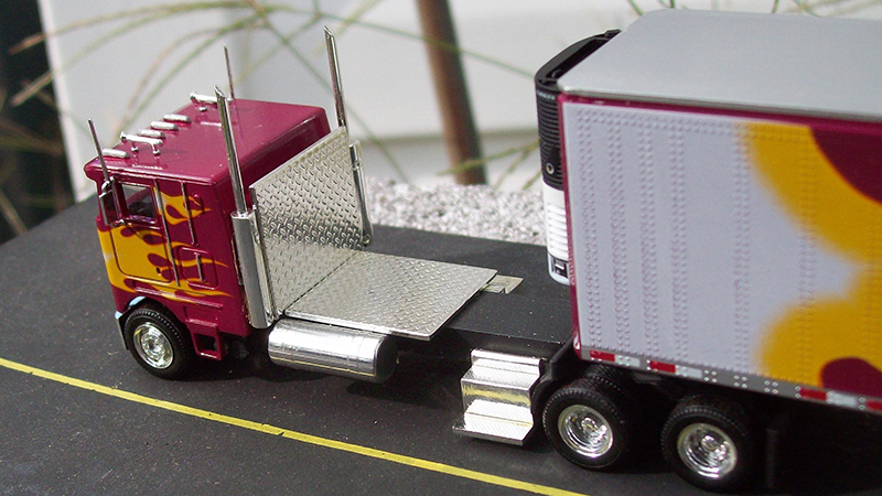 Stretched Peterbilt 362 Truck Tractor & 53' Refrigerated Trailer - By ...