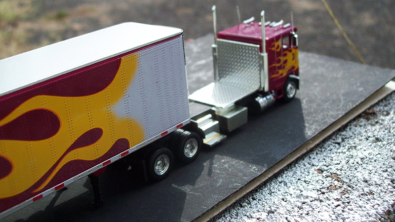 Stretched Peterbilt 362 Truck Tractor & 53' Refrigerated Trailer - By ...