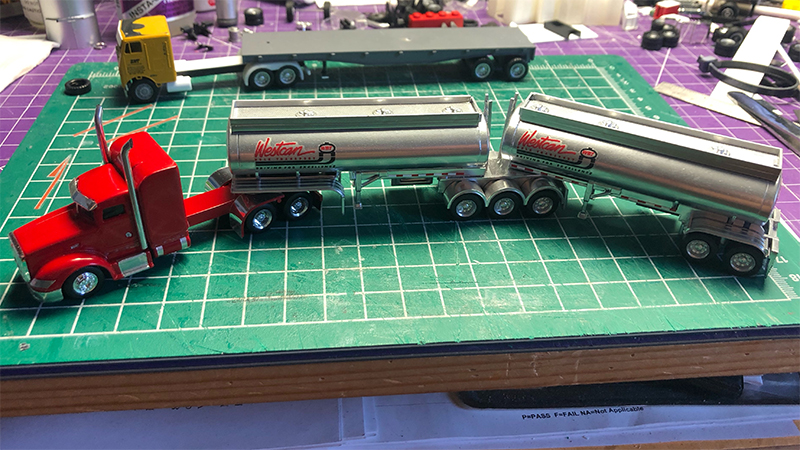 Westcan Peterbilt 386 Truck Tractor & B-Train Tank Trailers - By Mark ...