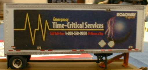 Roadway Express Time Critical Services Trailer