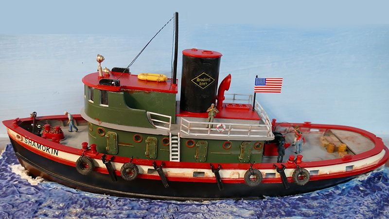 Reading Railroad Tug Boat "Shamokin" - By Paul Andriscin