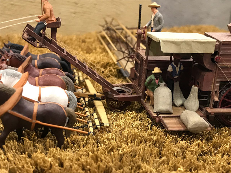 Vintage Holt Combine Harvester - By Walter Altmannshofer
