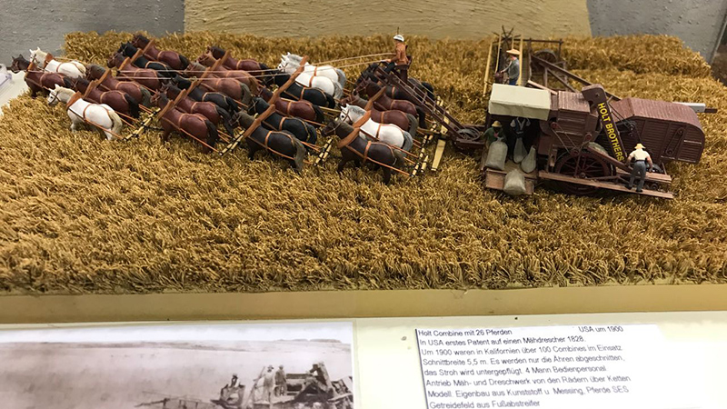 Vintage Holt Combine Harvester - By Walter Altmannshofer